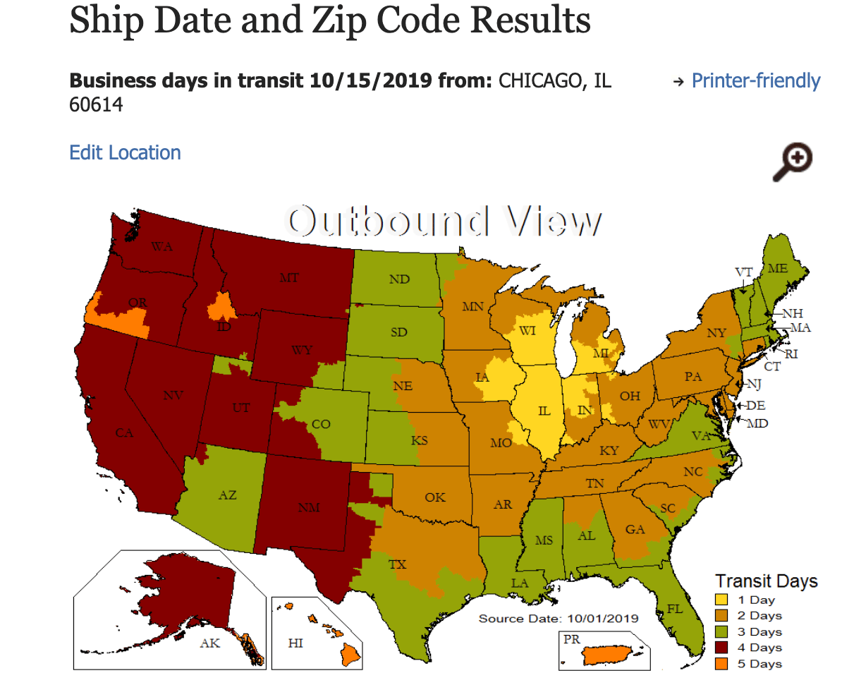 Navigating The Landscape Of Delivery: Understanding UPS Ground Shipping Time Maps - "Uganda on ...